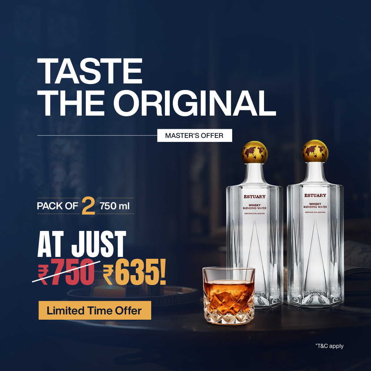 Master Blend Series Whisky Blending Water - 750 ml – Estuary World